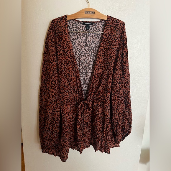 torrid | Tops | Torrid Leopard Print Top | Poshmark